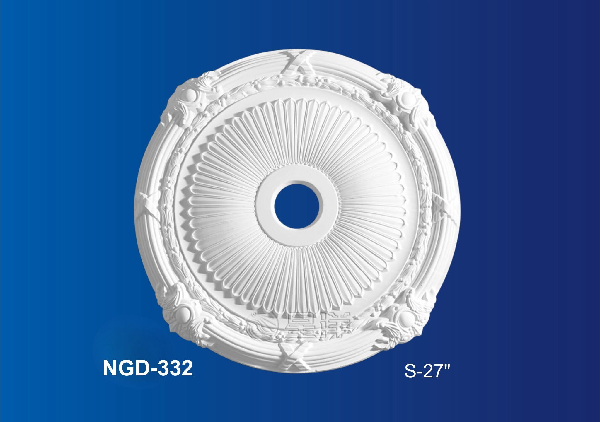 Gypsum Plaster Ceiling Rose Design And Model: NGD-332 | Nova Gypsum ...